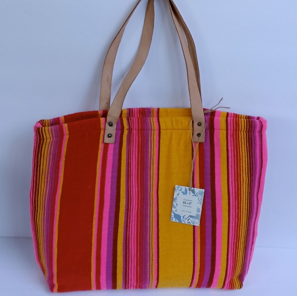 Rodan + Fields | Bags | Nwt Rodan Fields Colorful Striped Serape ...